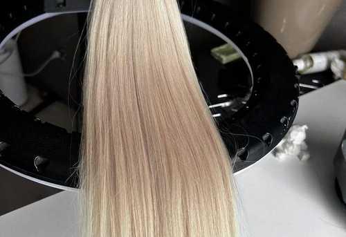 Волосы для наращивания розовый блонд