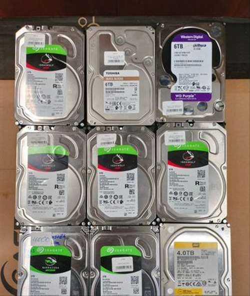 HDD 2Tb / 4Tb / 6Tb / 8Tb в наличии