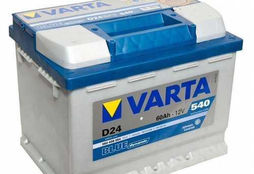 Аккумулятор 60 Ач Varta Blue Dynamic D24