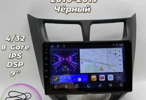 Магнитола 4/32 Hyundai Solaris 2011-2017 Чёрный