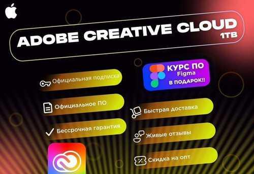 Подписка Adobe creative cloud 1TB