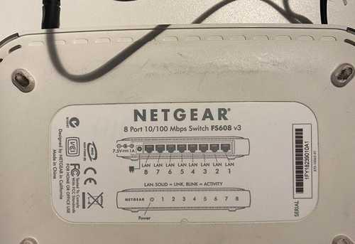 Netgear 8 портов