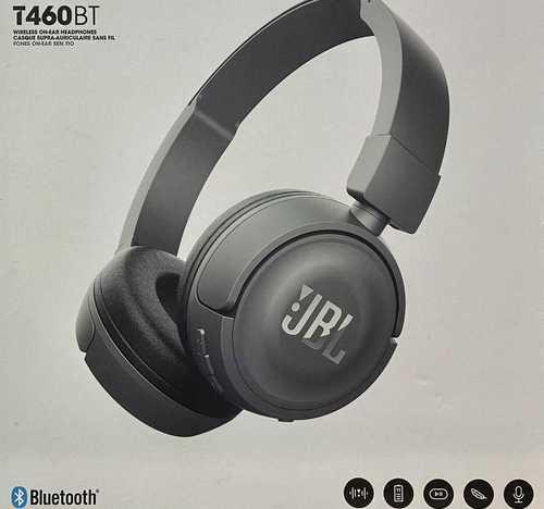 Накладные беспроводные наушники JBL T460BT Black