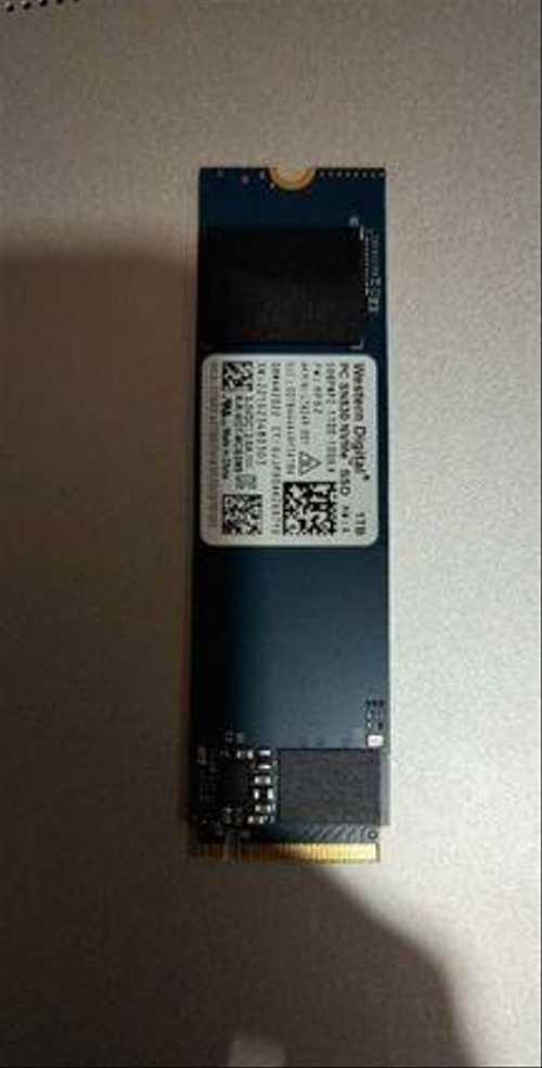 SSD NVMe WD SN530 1Tb из ноута