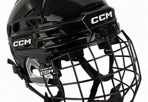 Хоккейный шлем CCM tacks 720 combo Sr L blk
