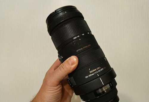 Sigma 120-400mm f/4.5-5.6 DG OS HSM APO Canon EF