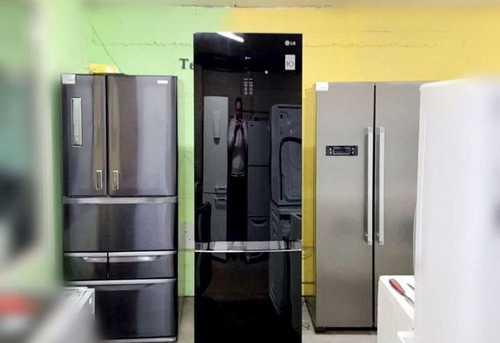 Холодильник LG no frost черный бу 2 метра
