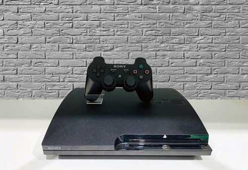 Прошитый Sony PlayStation 3 Slim 320gb + игры