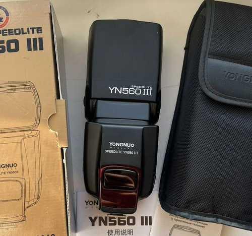 Вспышка Yongnuo Speedlite YN560 III универсальная