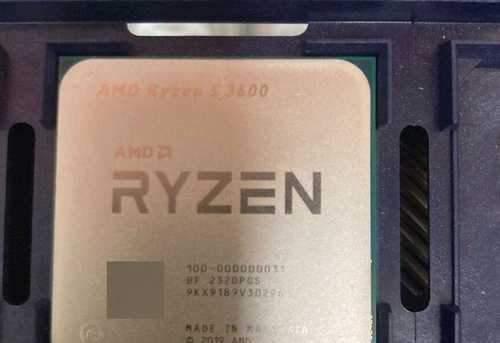 Процессор AMD Ryzen 5 3600 AM4, 6 x 3600 мгц, OEM