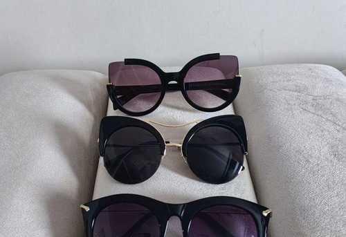 Солнцезащитные очки женские "кошки новые