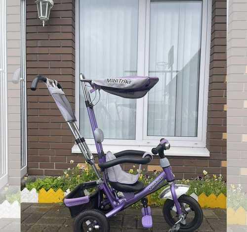 Велосипед трехколесный Mini Trike с ручкой