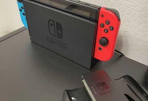 Nintendo switch rev 2 с играми