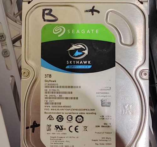 Жёсткий диск seagate на 3тб