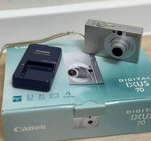 Компактный фотоаппарат Canon ixus 70