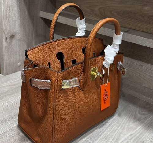 Сумка женская Hermes birkin 30 золото