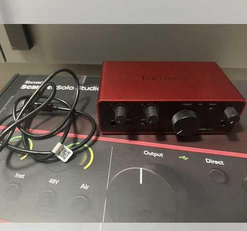 Звуковая карта Focusrite Scarlett Solo 4th в Идеал