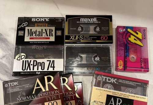Аудиокассеты Sony Maxell TDK