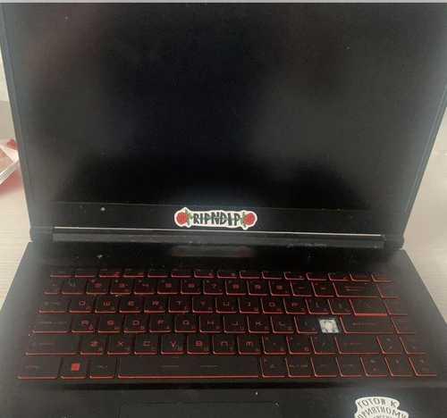 Ноутбук msi GF63 thin 11uc