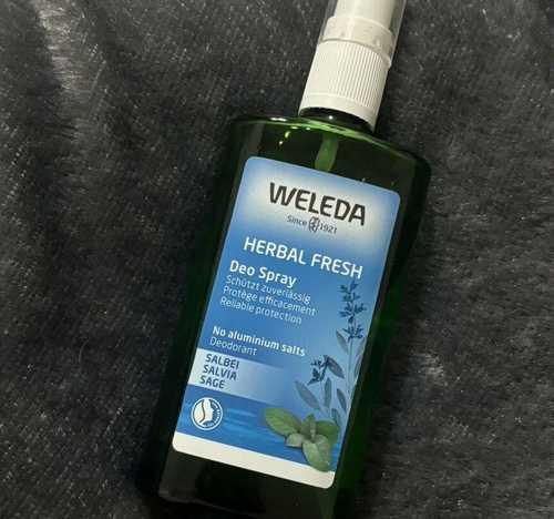 Дезодорант спрей weleda herbal fresh