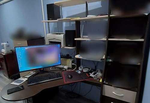 Компьютерный стол цвет венге