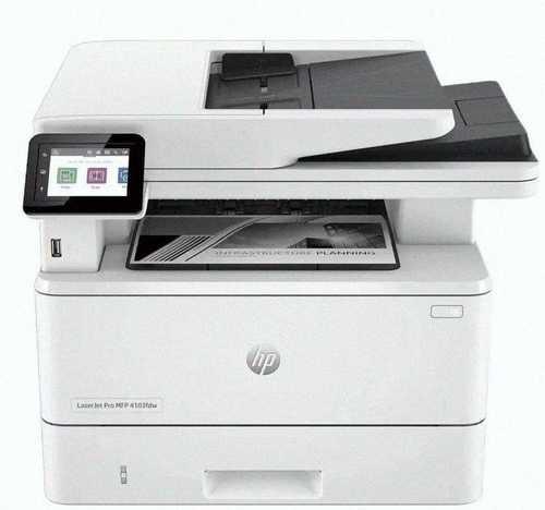 Мфу лазерный HP LaserJet Pro 4103fdw, белый