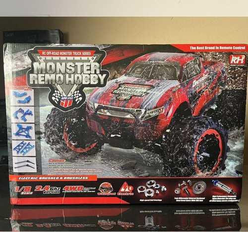 Машинка Remo Hobby RH8036-blue