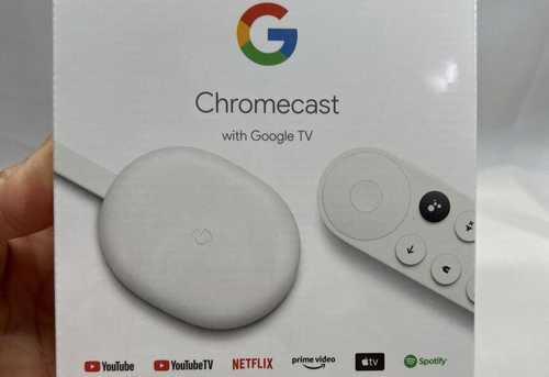 Chromecast with Google TV 4K новая запечатаная