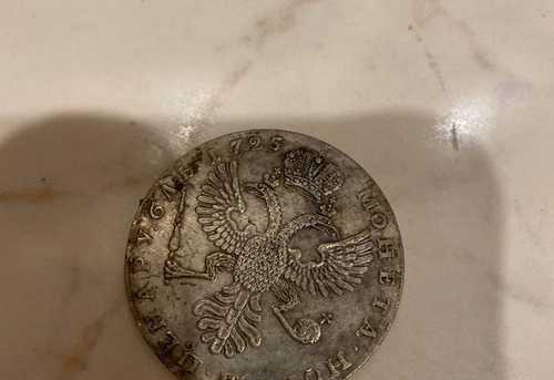 Монета 1725 екатерина императрица