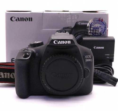 Canon EOS 2000D body в упаковке (пробег 55455 кадров)