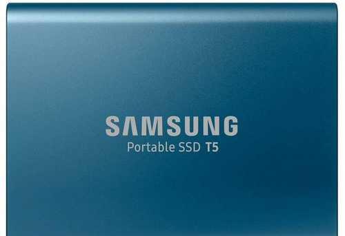 Внешний жесткий диск Samsung T5 500GB синий