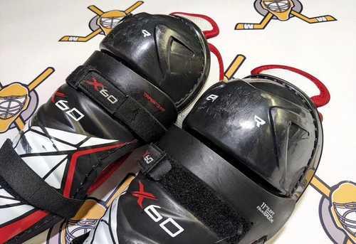 Щитки bauer vapor x60 хоккейные jr 11 бу