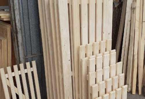 Решетки деревянные разных размеров