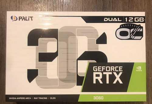 Видеокарта palit rtx 3060 dual 12gb новая