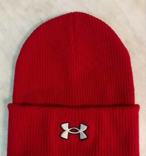 Шапка Under Armour зимняя Красная регби Магазин