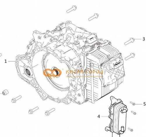 Ркпп (робот) новая в сборе для Haval F7x (GW4C20(NT)