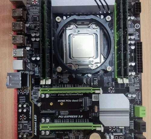 Комплект x79 turbo + xeon e5-1650 + 16 Gb DDR3
