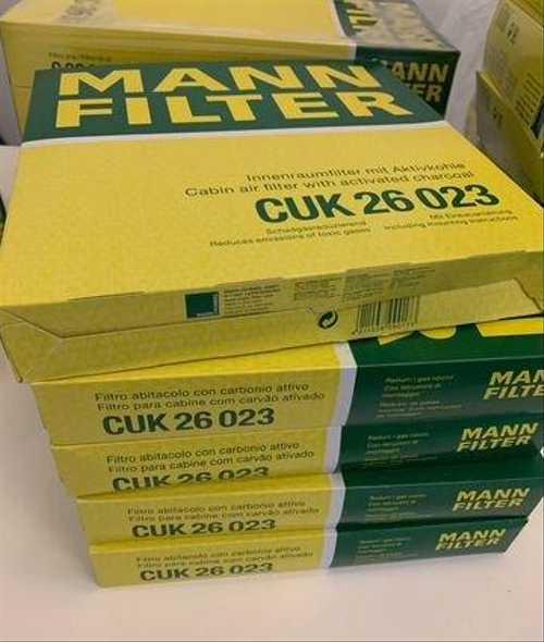 Фильтр салонный mann-filter CUK26023
