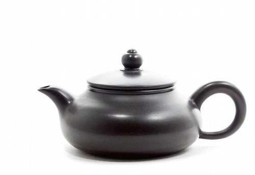 Чайник «Чёрный ил», исинская глина, 160 мл