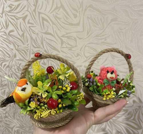 Корзинки поделка