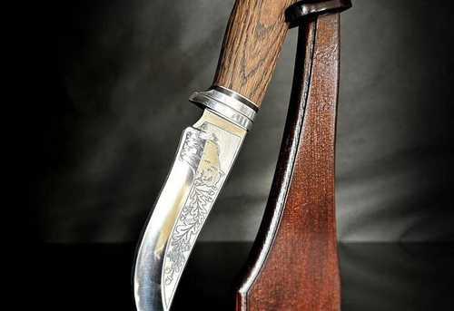 Нож охотничий "Кабан" из нержавеющей стали. Новый