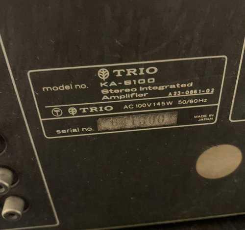 Усилитель Trio KA-6100