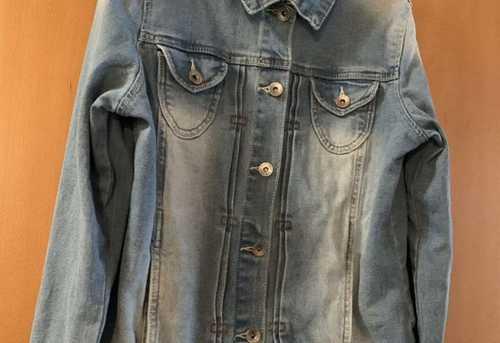 Куртка джинсовая подростковая р 164 на 13-14 лет
