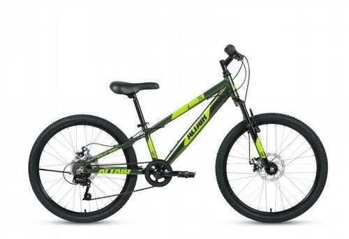 Велосипед Altair Al 24D (алюминиевая рама) зеленый