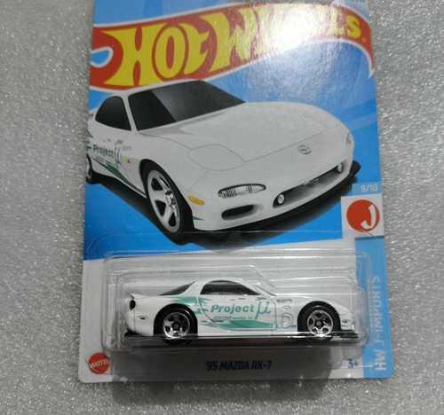 Hot wheels 95 Mazda rx 7 белая