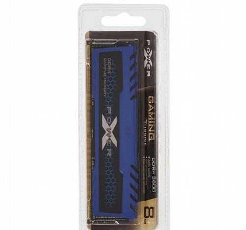 Память 8GB Silicon Power Xpower Turbine, DDR4, dimm-288, 3600 MHz, 28800 MB/s, CL18, 1.35 В