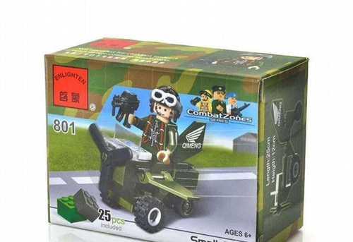 Конструктор enlighten bricks военный самолет