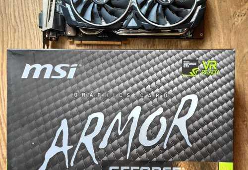 Видеокарта GTX 1080TI MSI Armor OC