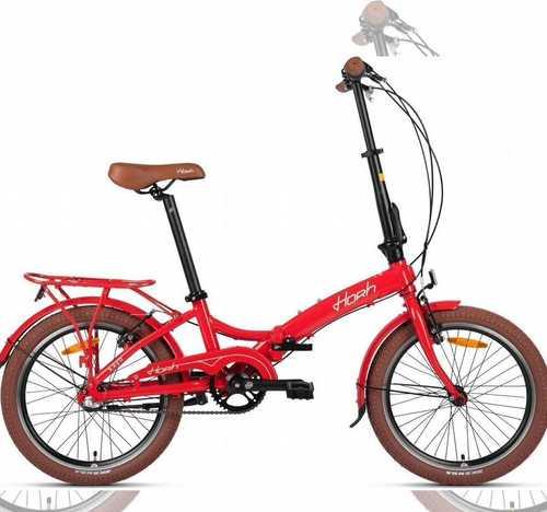 Велосипед horh kayo 20N3V 20" (2024) Red Vol22