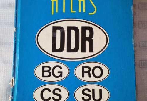 Туристический атлас автодорог ГДР 1985г